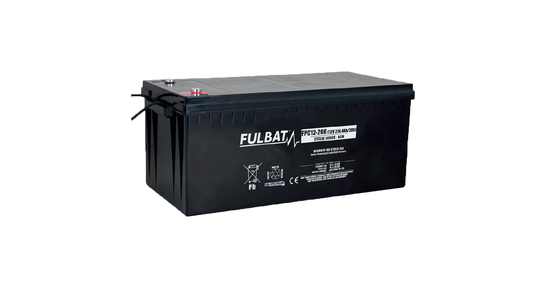 FULBAT 12V 200Ah FPC12-200 Ciklikus Szolár AGM akkumulátor