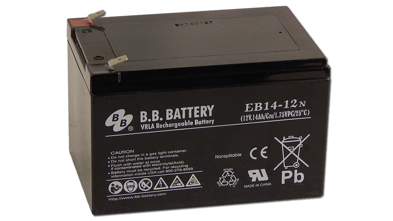 BB Battery 12V 14Ah Ciklikus zselés akkumulátor elektromos kerékpárba