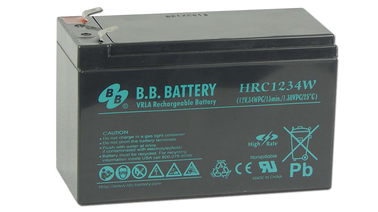 BB Battery 12V 8,5Ah Zselés akkumulátor HRC1234W